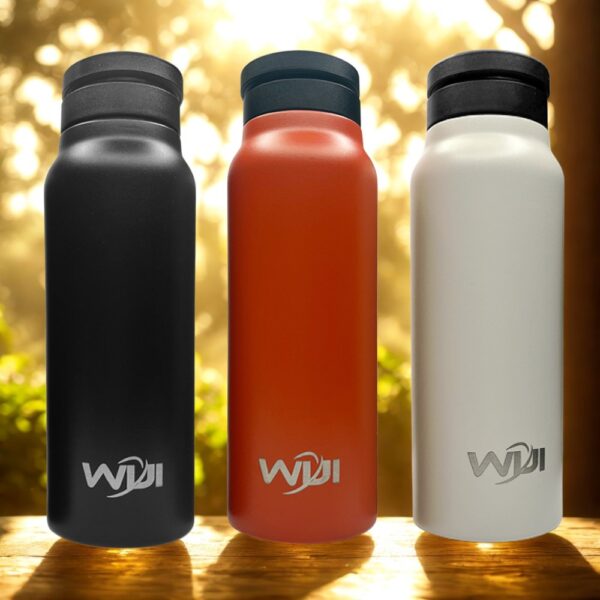 Wiji MagSafe Logo & QR Code Stainless Steel Water Bottle - Wiji